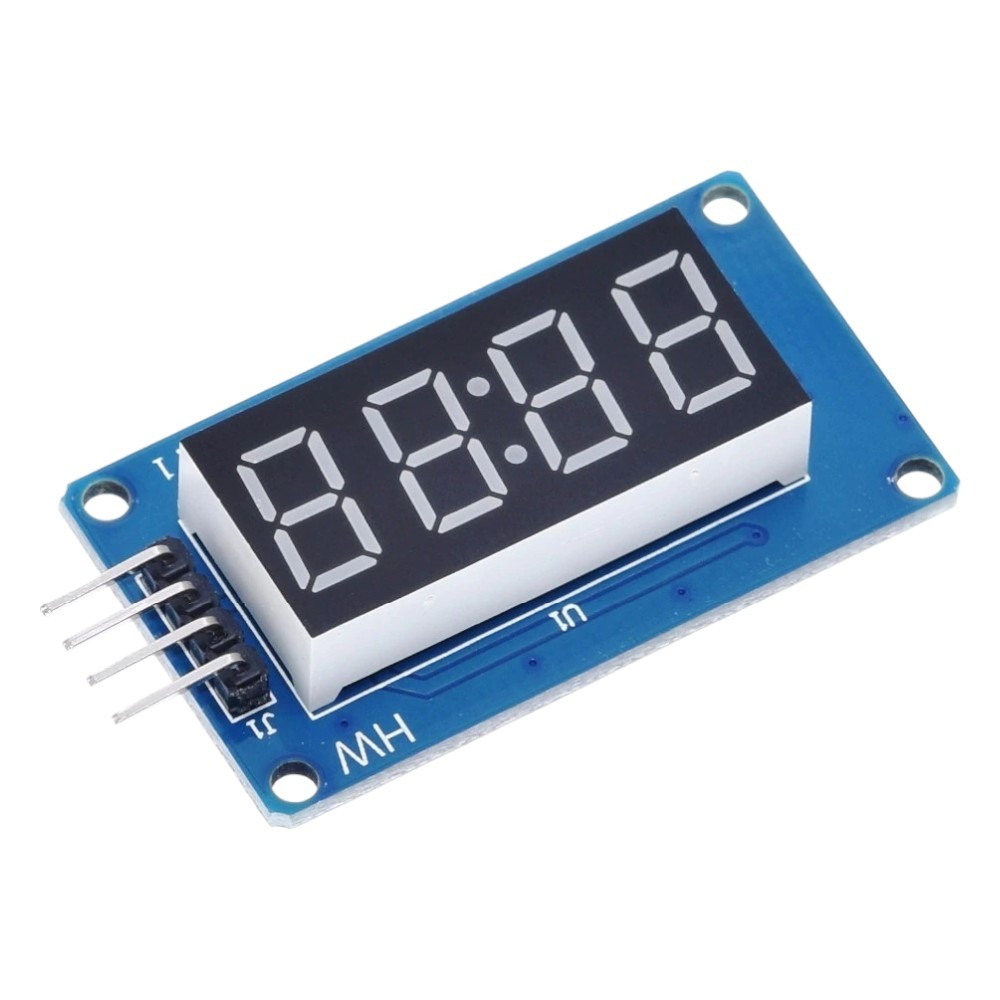 TM1637 4 Digits 7 Segment Led Display Module with Clock – onlinesrs.in TM1637 4 Digits 7 Segment Led Display Module with Clock – onlinesrs.in